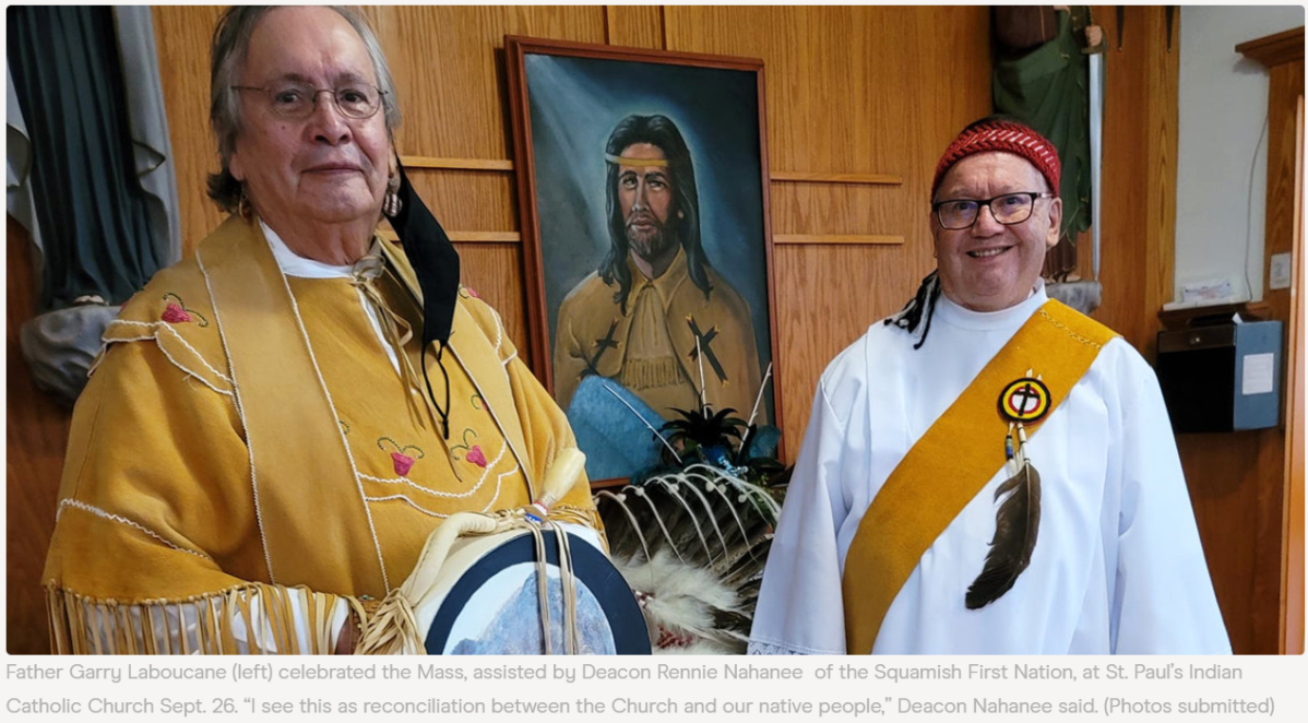 Chinook Writing tie-in: 1st Mass celebrated in Sḵwx̱wú7mesh language ...